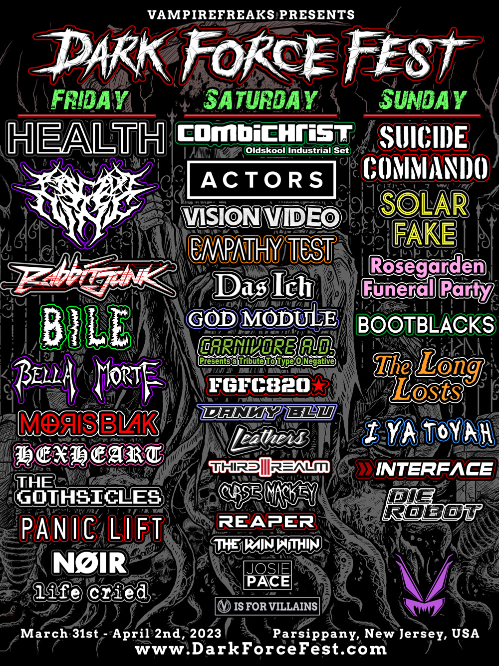 Bands – Dark Force Fest